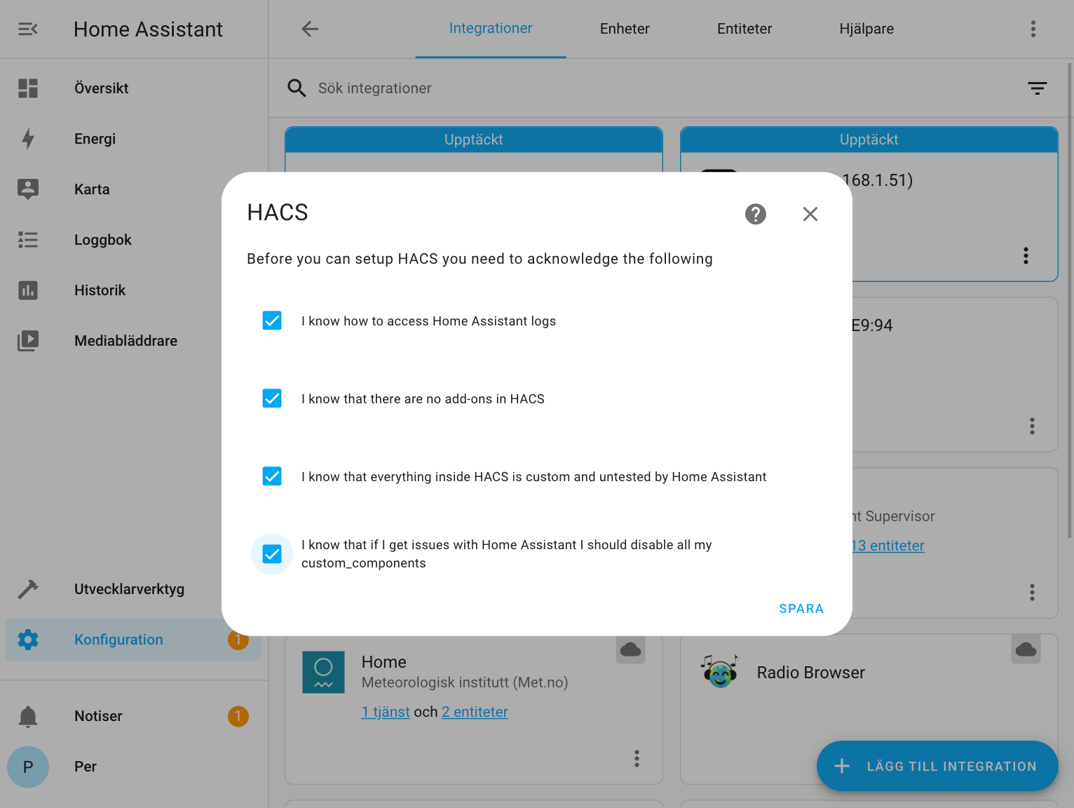 Guide: Installera HACS på Home Assistant - Hemmastyrning
