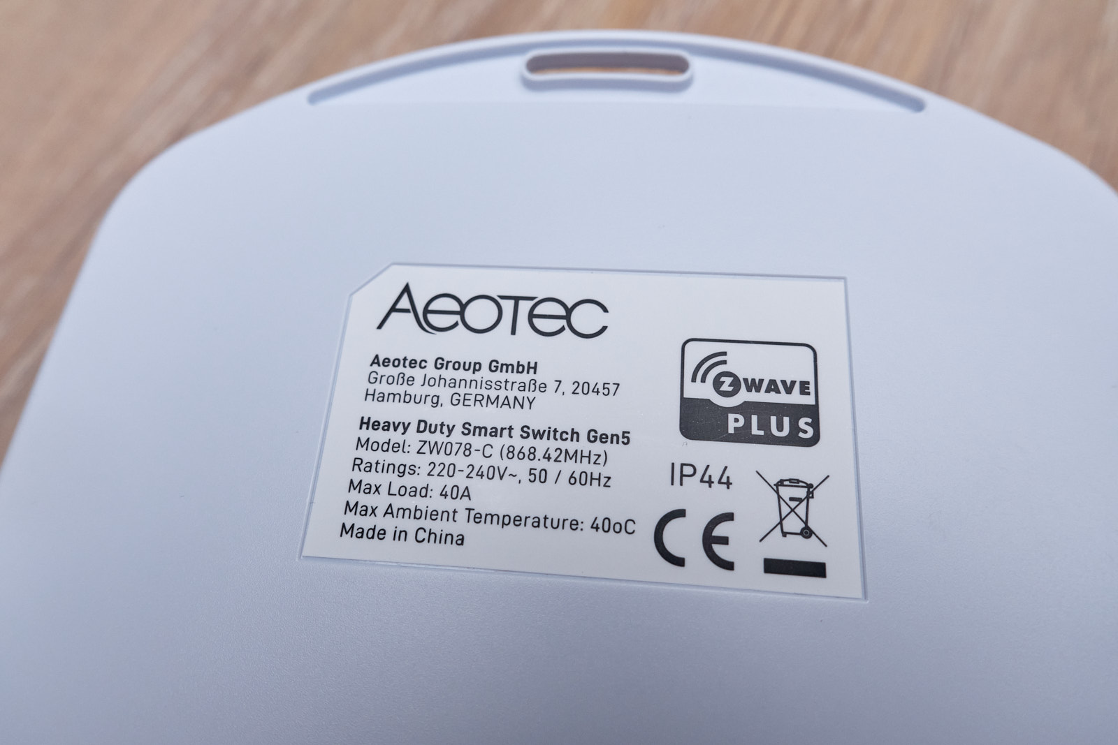 Recension av Aeotec Heavy Duty Smart Switch Gen5 - Hemmastyrning