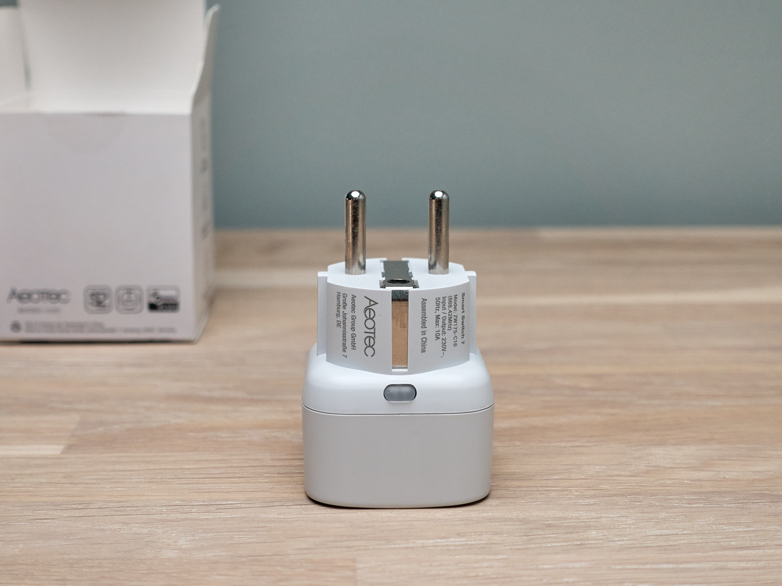 Test av fjärrströmbrytaren Aeotec Smart Switch 7 - Hemmastyrning