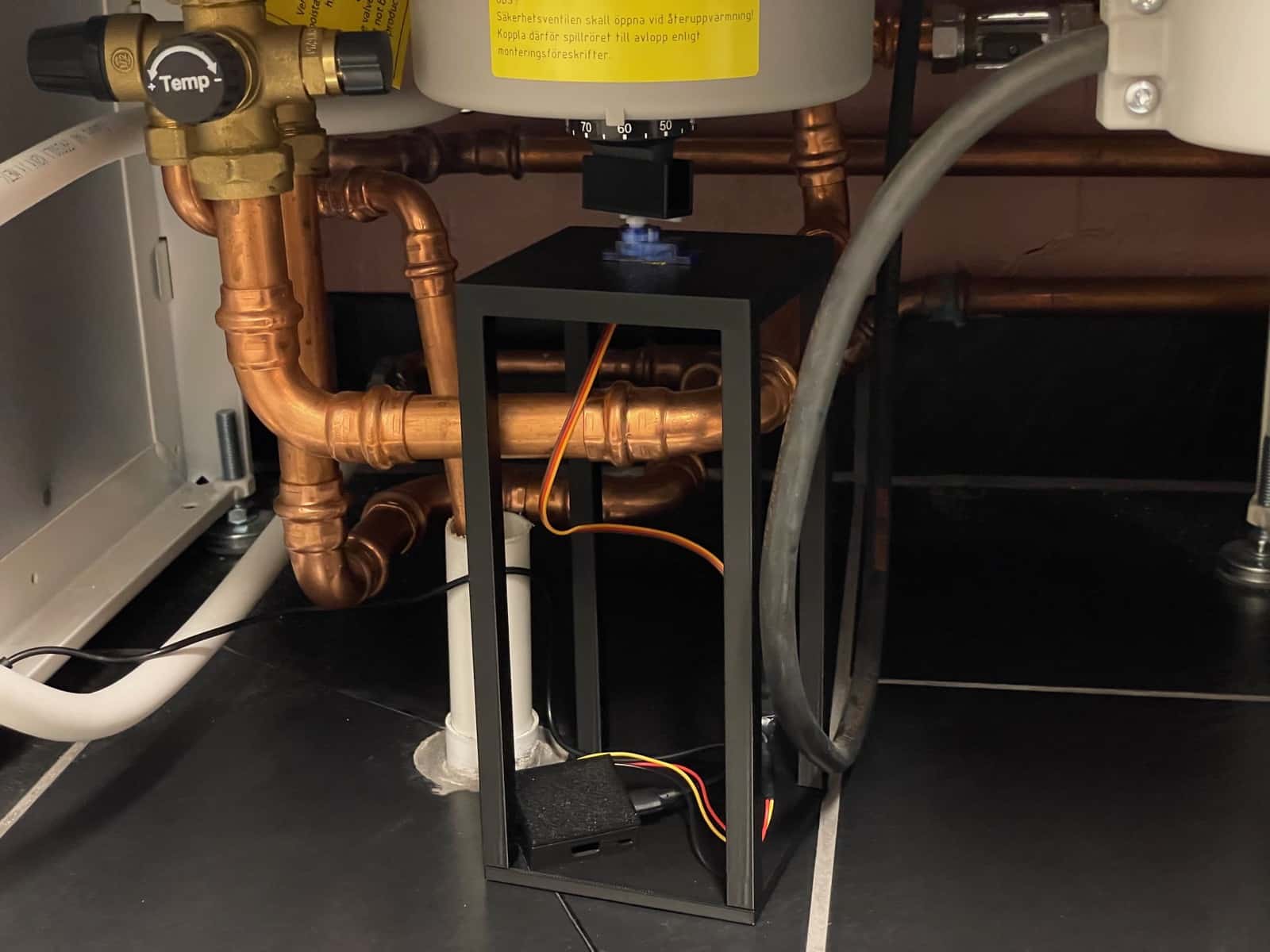 Guide: Styr VVB med servo och Home Assistant - Hemmastyrning