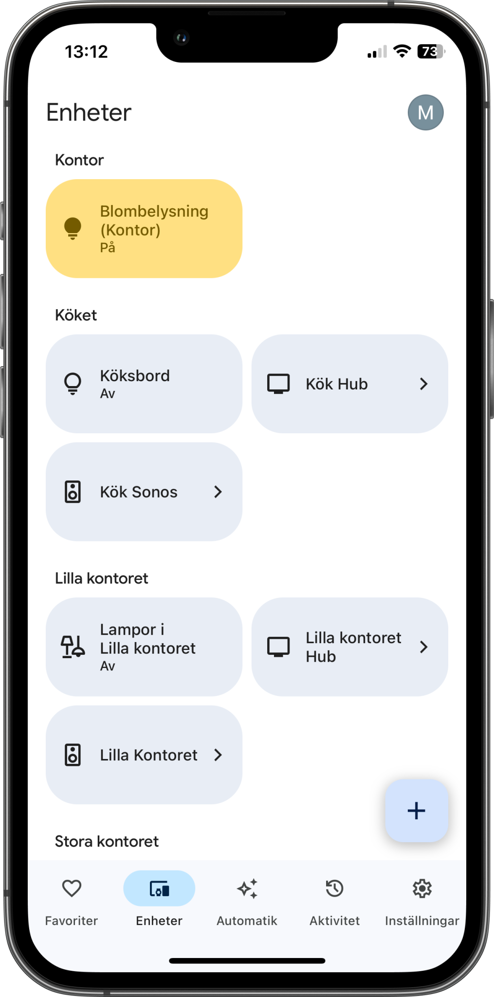 Test av Plejd Gateway - Hemmastyrning