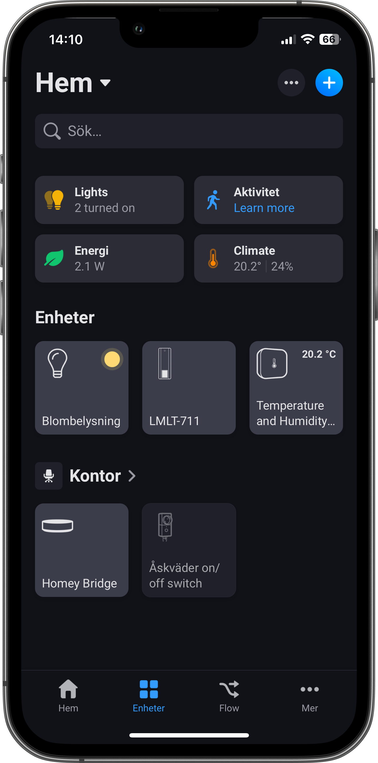 Test av Plejd Gateway - Hemmastyrning