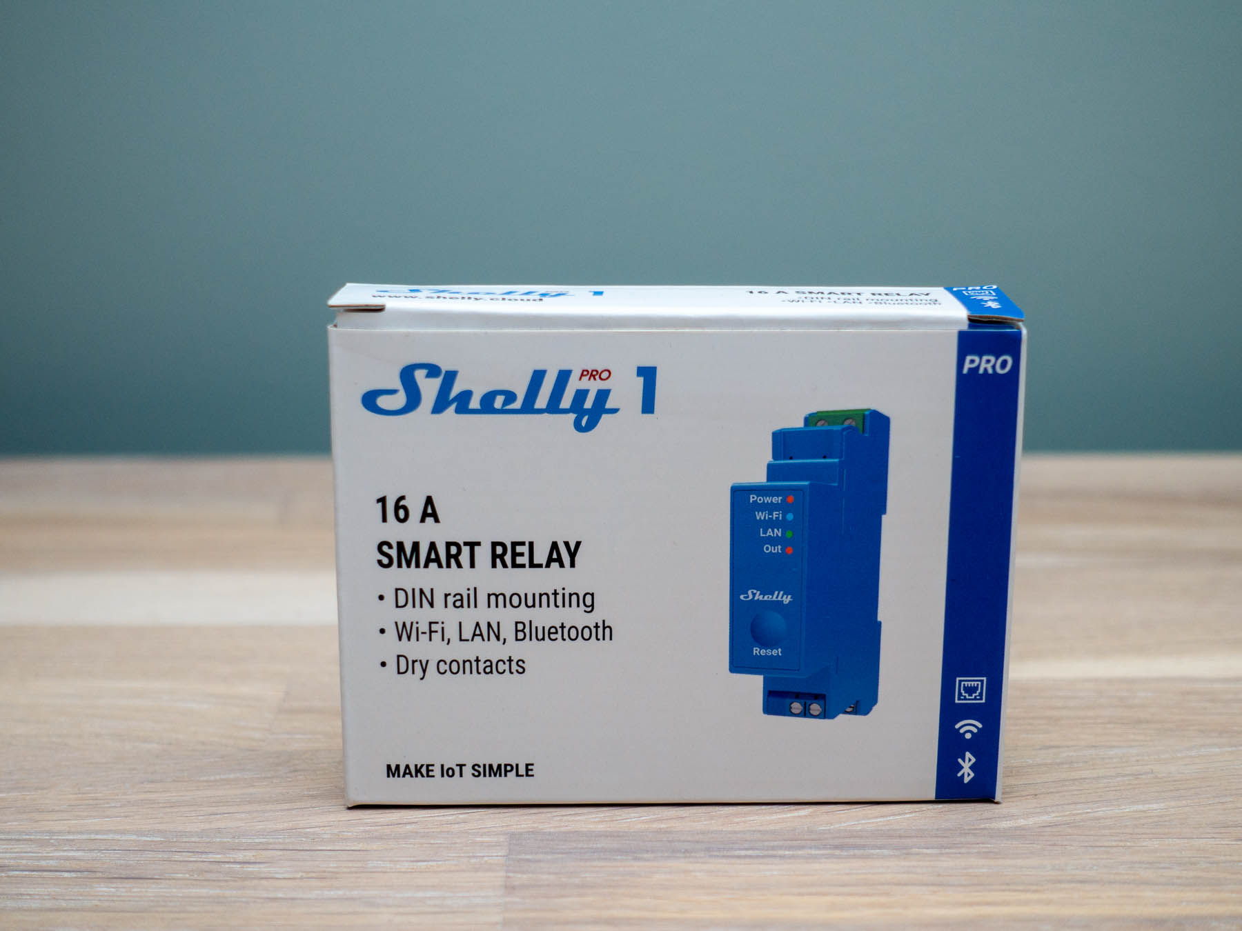 Test av strömbrytaren Shelly Pro 1 - Hemmastyrning