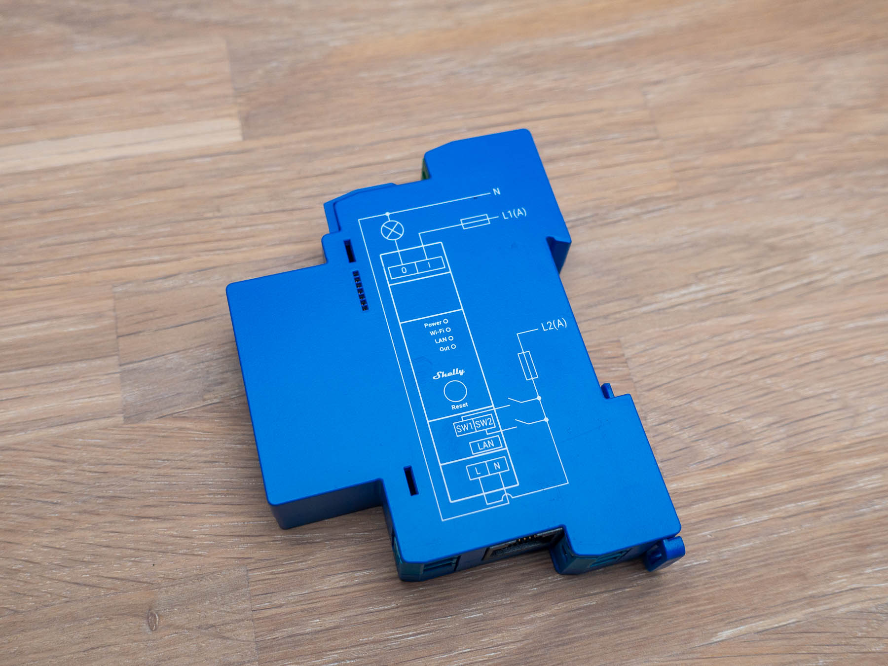 Test av strömbrytaren Shelly Pro 1 - Hemmastyrning